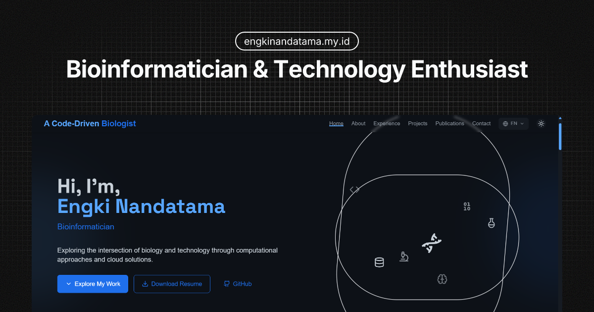 Engki Nandatama | Bioinformatician & Cloud Technology Enthusiast